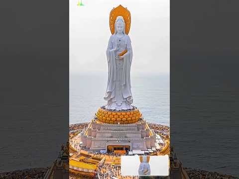 Buddhism Temple Guanyin of Nanshan Island China Culture 南山海上观音圣像 #buddha #religion #culture