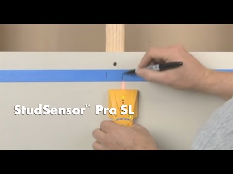 How to Use a Zircon StudSensor Pro SL Stud Finder to Find Wall Studs