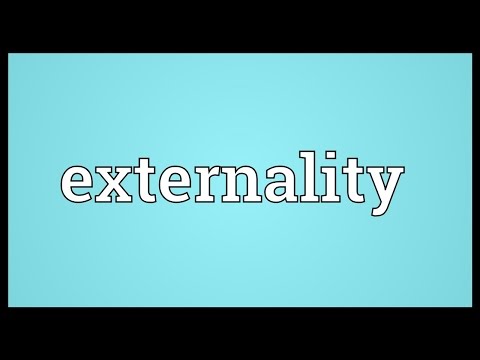 Externality Meaning
