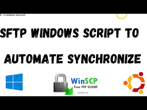 SFTP Windows Script to Automate Synchronize Remote to Local Directory using WinSCP