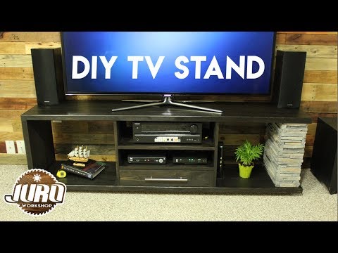 DIY TV stand with Oslo Quickdeco Peel n' Stick Stone | How to | JURO Workshop