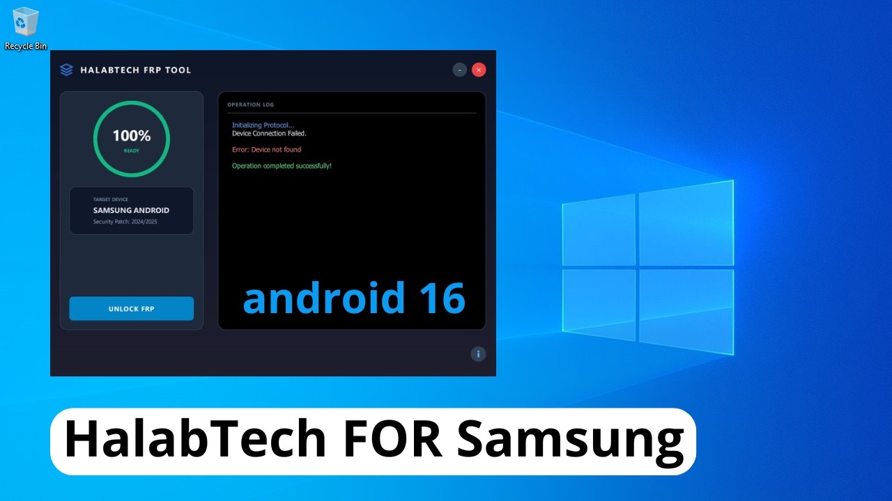Halabtech Samsung Tool 2026 | Free Android 16 FRP Bypass & IMEI Repair (Full Guide)