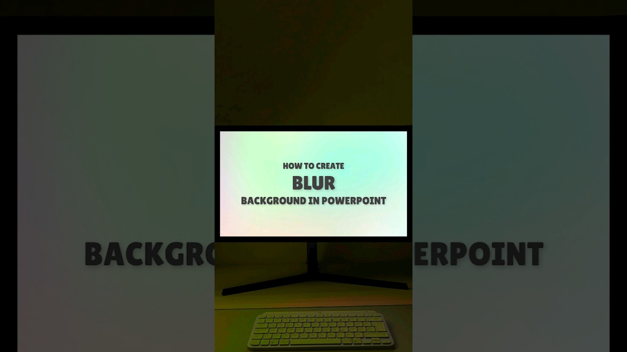 59 How to design gradient background in PowerPoint #powerpoint #tutorial