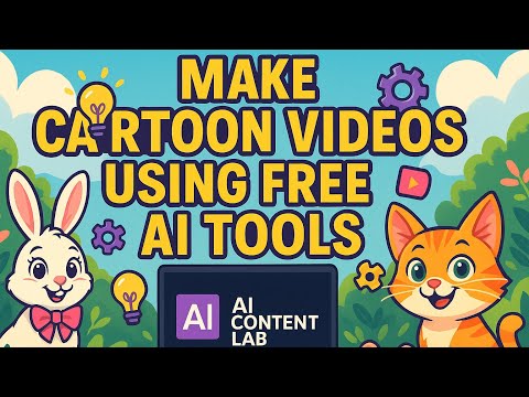 Make Cartoon Videos Using FREE AI Tools (No Face, No Voice, No Editing!)