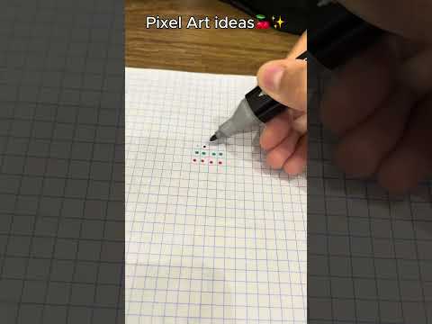🍒Pixel Art ideas! #pixel #pixelart #pixelartideas #pixelarttutorial #art #artideas #cute #🍒