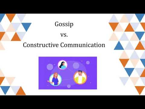Gossip vs Constructive Communication: Harnessing The Power of Positive Conversations