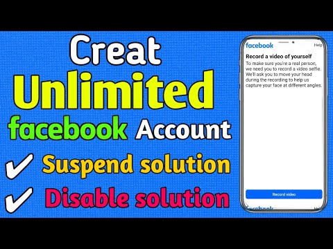 how to create unlimited facebook account without number| fb I'd suspend problem solution 2025