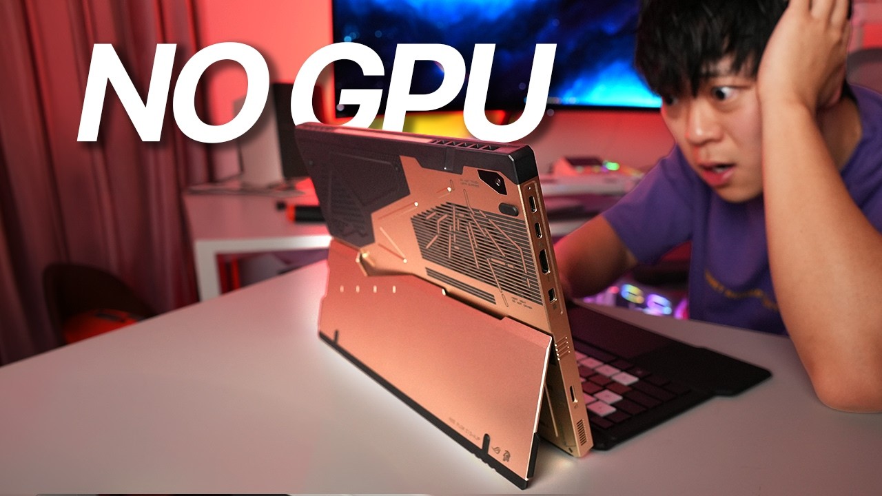$4000 Gaming Laptop With No Graphics Card | ROG Flow Z13 KJP