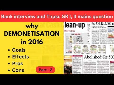 What is Demonetization - Part 2 | Demonetization pros and Cons in Tamil