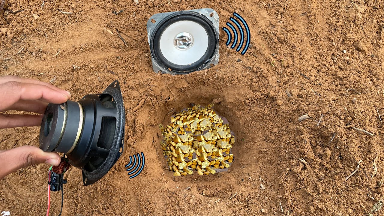 I Turn SPEAKER into a Gold and Metal Detector, Amazing Innovation