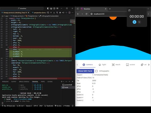 Video 62 - ThreeJS Camera lookat property.