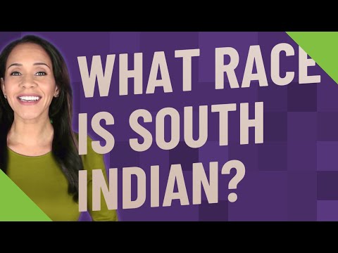 What race is South Indian?