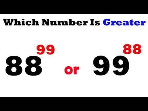 Which Number is Larger? 88^99 or 99^88 Olympiad Maths @mathsmood