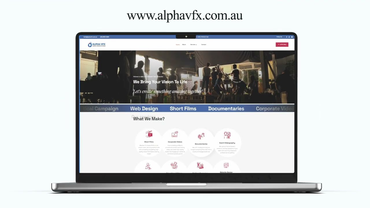 Web Design - Alpha VFX