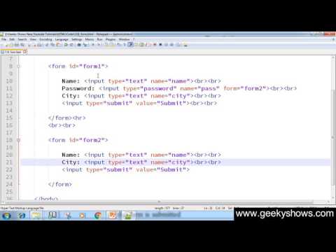 Learn 152 form attribute in HTML Hindi - Mind Luster