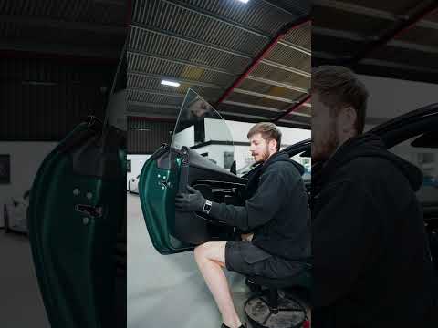 Aston Martin DB12 ASMR Door Card Removal | Cambridge Car Audio Upgrade