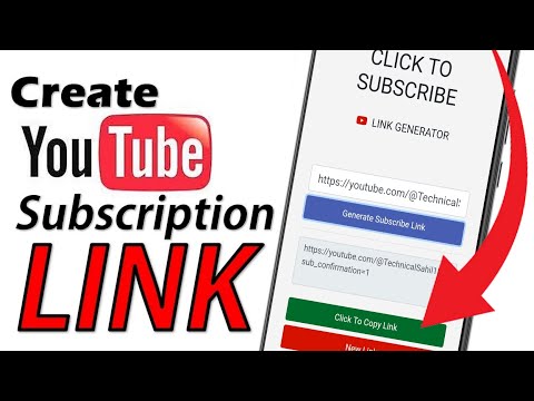 how to generate youtube channel link 2023|| how to generate youtube subscribe link