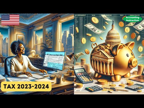 Marginal & Average Tax Rates Example 1080 Tax Preparation 2023-2024