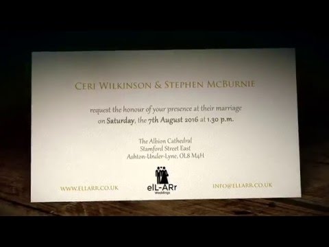 Wedding Invitation Example