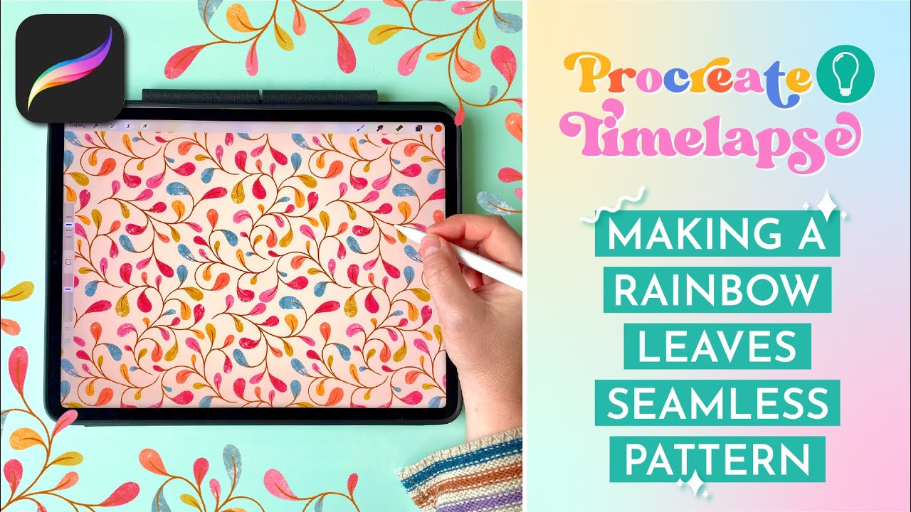 Time Lapse: Making a Seamless Pattern in Procreate