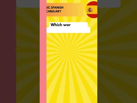 Vocab Fiesta: Spanish Words Made Easy!