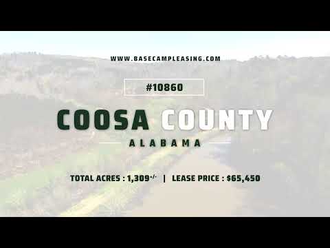 Coosa County, Alabama Hunting Lease