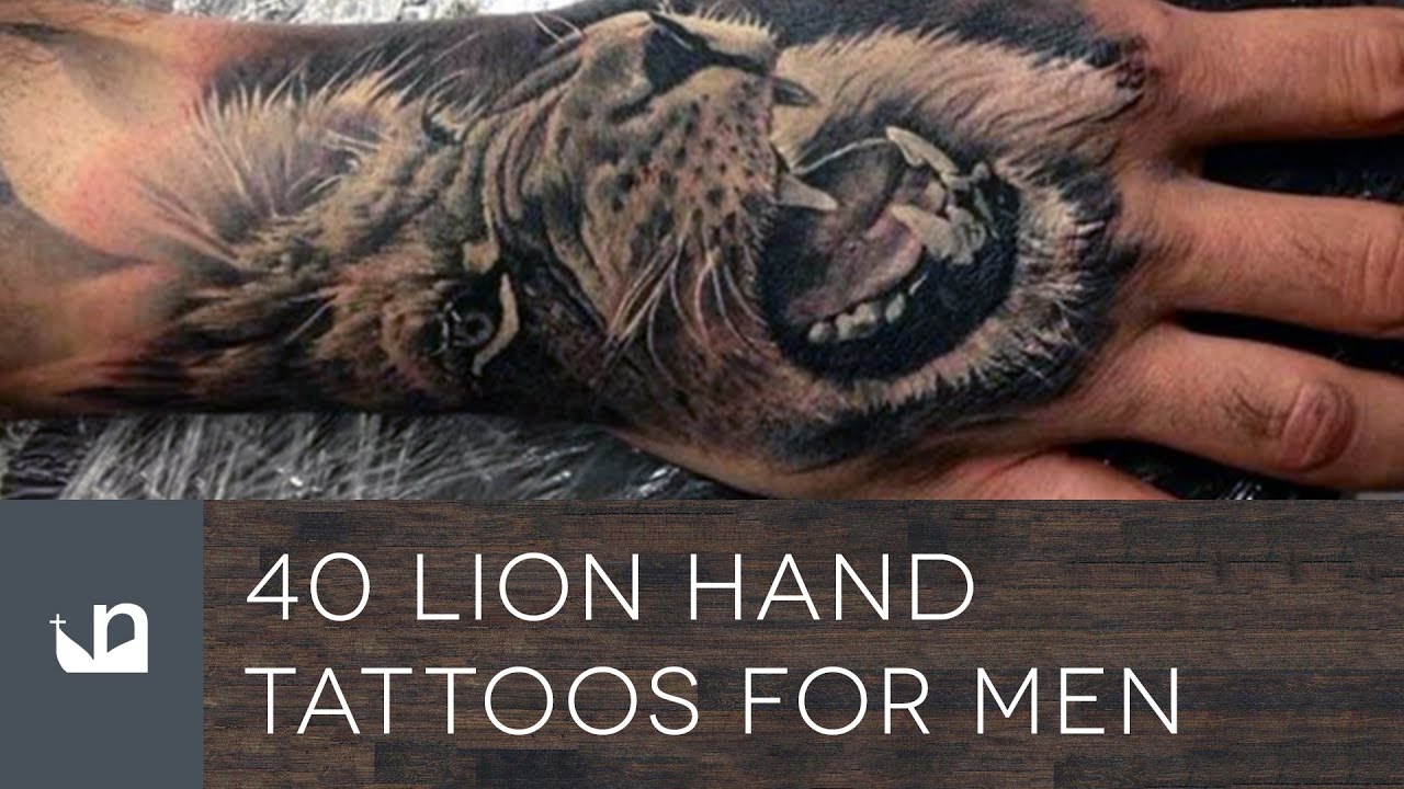 40 Lion Hand Tattoos For Men