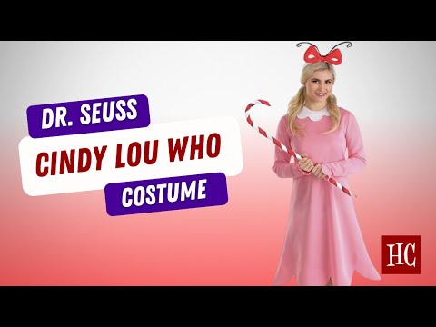 Dr. Seuss Cindy Lou Who Costume for Adults - Spread Whoville Cheer This Holiday! 💖