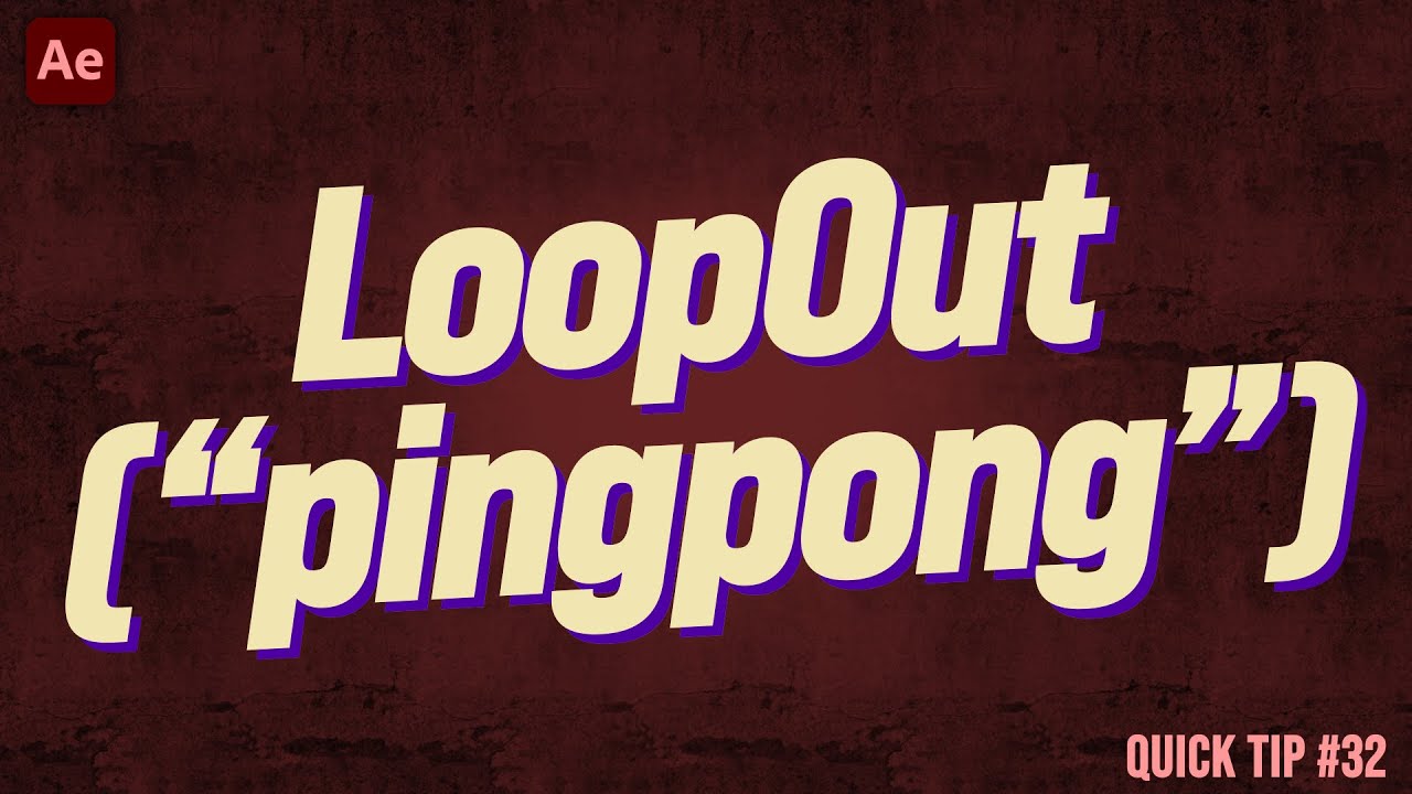 After Effects Expression: loopOut(