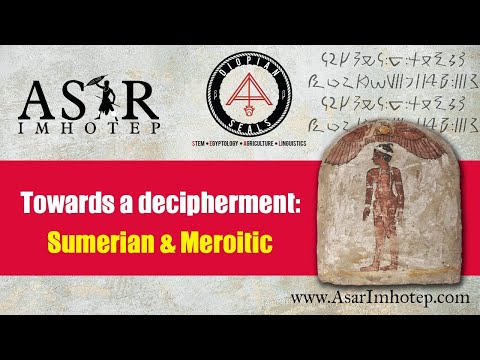 Deciphering Meroitic through Sumerian