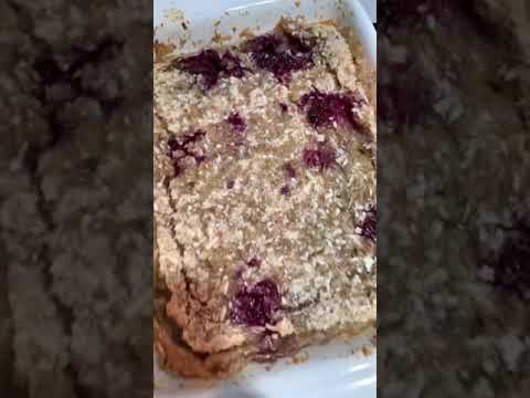 Plant-Based Recipes | EP9: Baked Coconut and Berry Oats | Easy Healthy Vegan Breakfast Idea