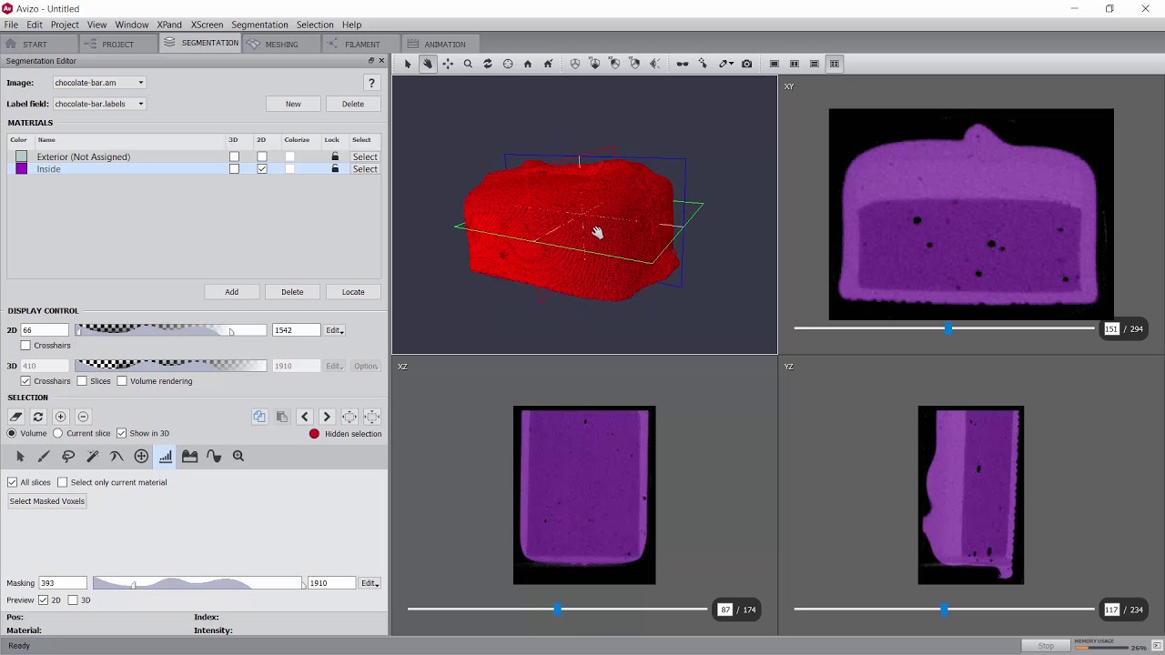 Amira-Avizo Software | Getting started with the Segmentation Editor