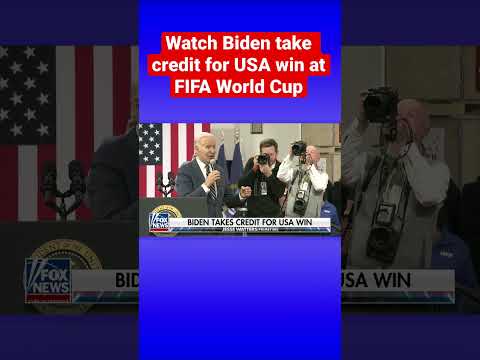 Jesse Watters: Biden took credit for the USA FIFA win over Iran #shorts