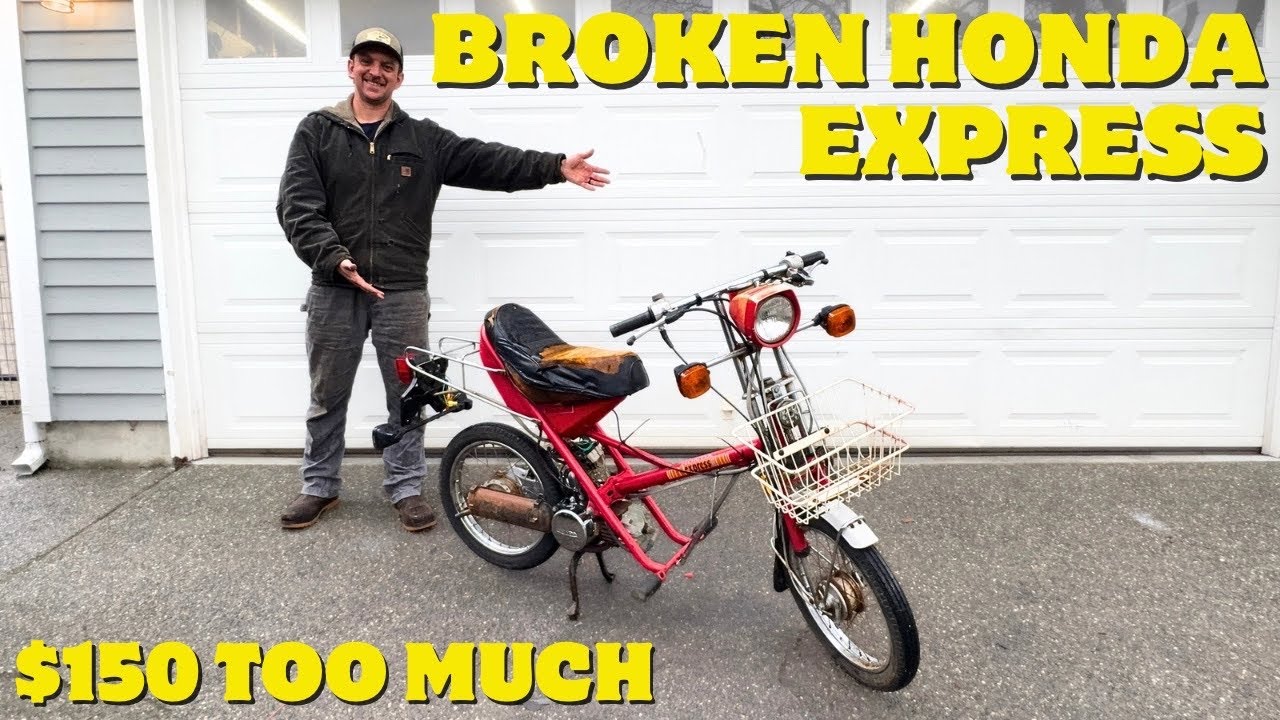 1981 Honda Express II Rescued From FB Marketplace