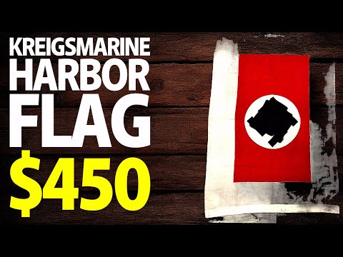 $450 | WW2 German Kriegsmarine Harbor Pilots Flag History, Meaning, and | Military Antiques Toronto
