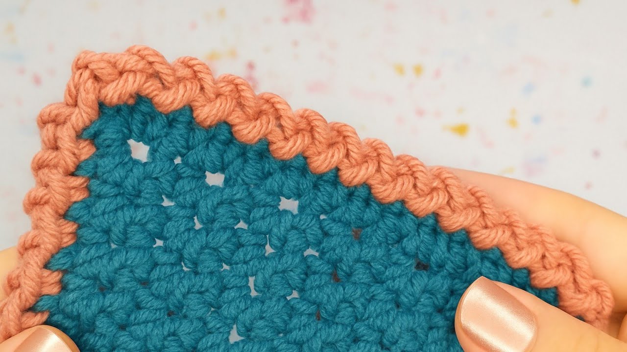 One of the Easiest and Fastest ⚡️Crochet Blanket Borders 💥
