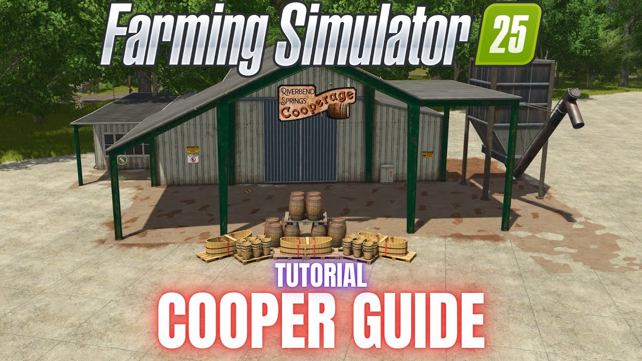 Complete Guide to Cooper Factory in Farming Simulator 25 - FS25