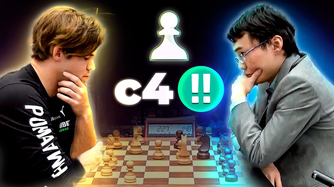 Brilliant Double Pawn Sacrifice (96% Accuracy) | Magnus Carlsen vs. Yu Yangyi Blitz World Cup 2023