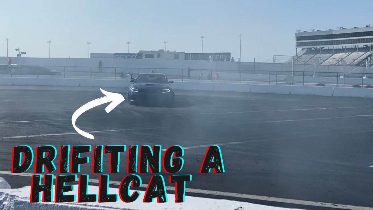 DONUTS IN A 2021 HELLCAT CHARGER |HELLCAT BLOWS TIRES WHILE DRIFTING|