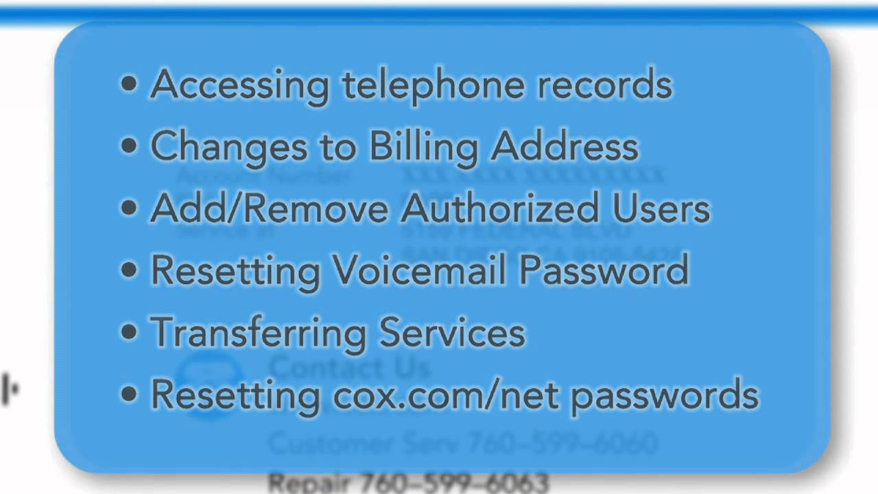 Cox Billing & Account - How to read your pin on paper bill