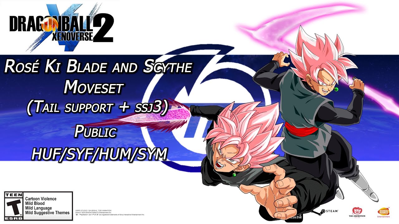 Rosé Ki Blade and Scythe Moveset - Dragon Ball Xenoverse 2 Mod - The ...