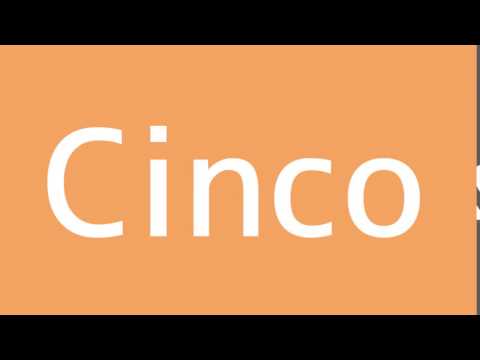 How to say Five in Spanish