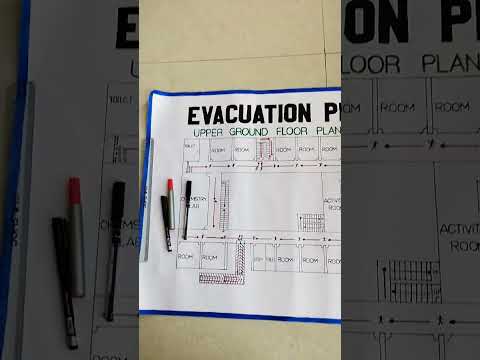 School Evacuation Plan #Art World#manisha pawaria#