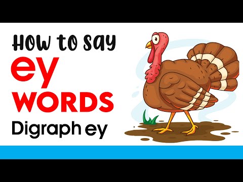 'ey' words | sound of ey letter combination | ey digraph