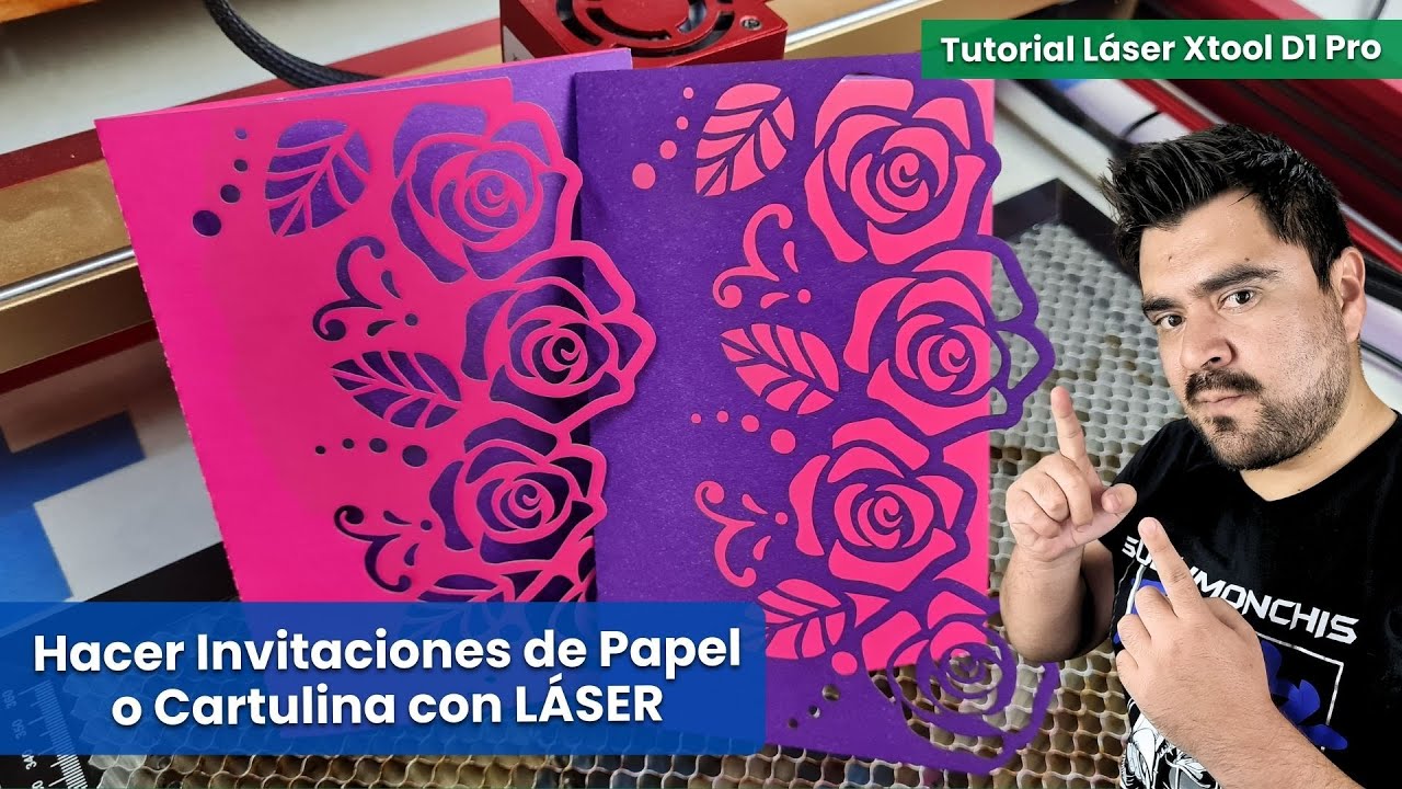 How to Make Paper Invitations with a Laser 💥 Step-by-Step Tutorial with Xtool D1 Pro