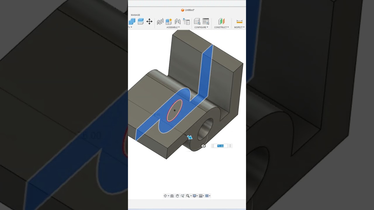 Fusion360 Part Modeling Tutorial-203. #design #3dmodeling #modelingtutorial #engineering#fusion360