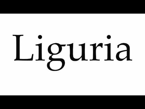 How to Pronounce Liguria