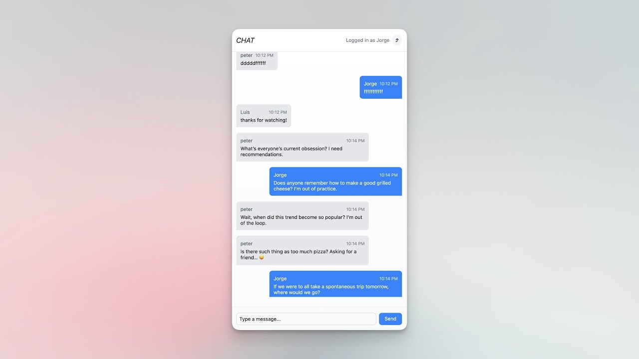Live Chat | React Native + tRPC, infinite queries, subscriptions...