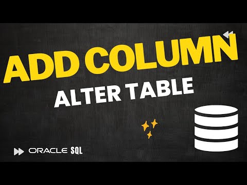 How to ADD Column to existing Tables with ALTER TABLE in Oracle Database | Oracle Live SQL