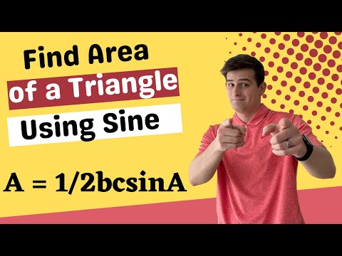 Find Area of a Triangle Using Sine